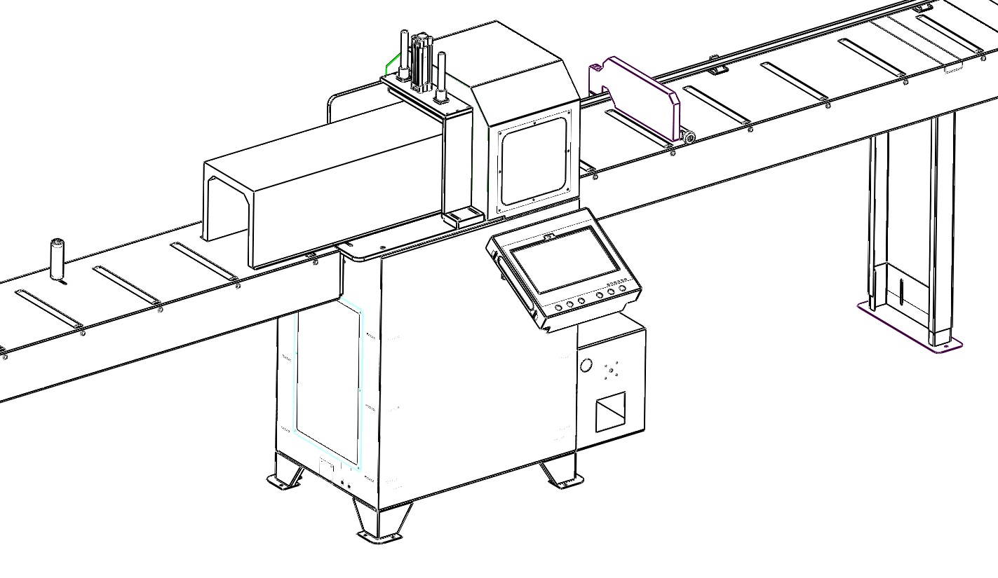 Isolated Roller Shutter Box Cutting Machine - RQ-2080H - Roller ...