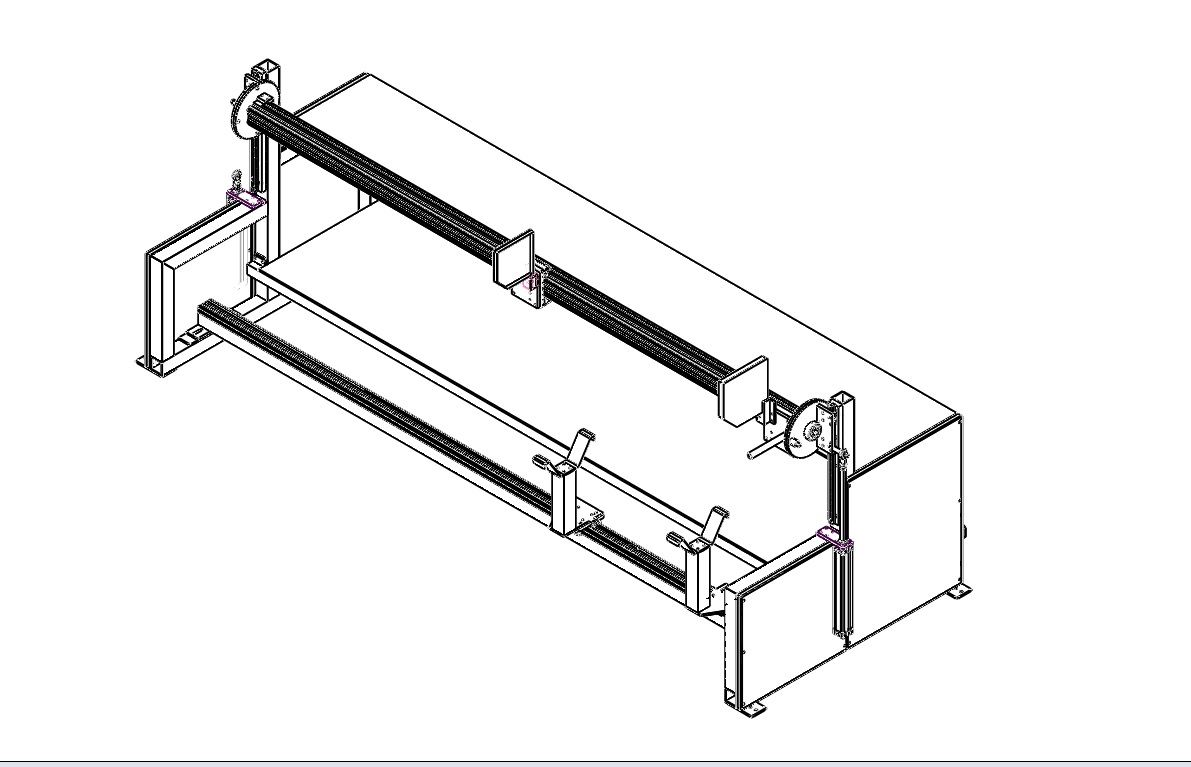 Roller Shutter Assembly Table - RQM-3060 - Roller Shutters Machines ...